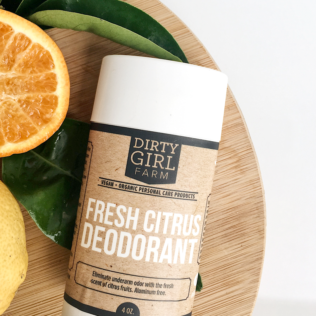 Fresh Citrus Deodorant – Dirty Girl Farm